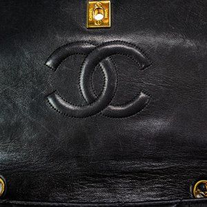 CHANEL | Bags | Chanel Lambskin Black With Metalasse Gold Chain | Poshmark